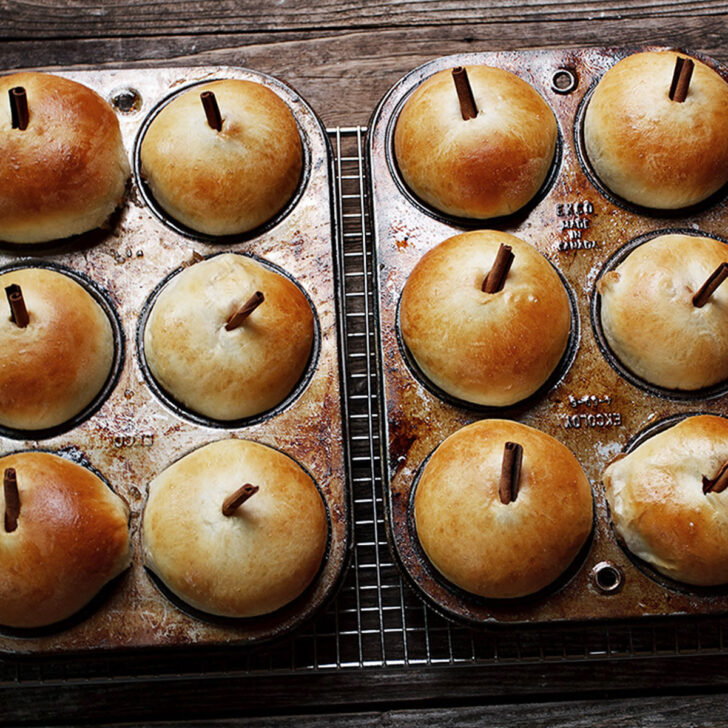 Apple Cinnamon Apple Buns - Seasons and Suppers