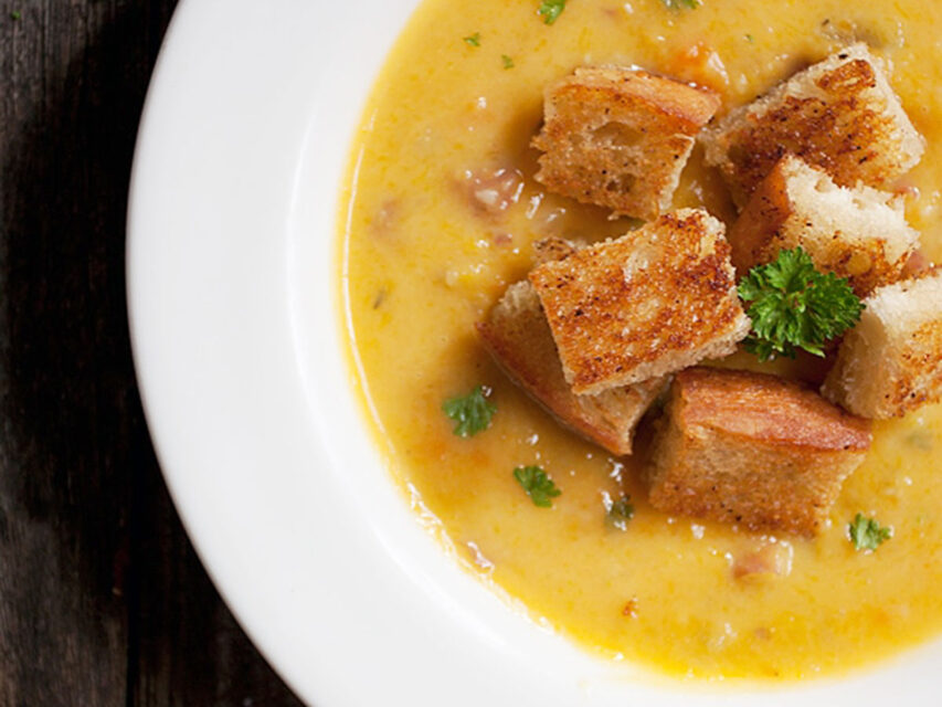 Roasted Butternut Squash Chowder | Seasons and Suppers