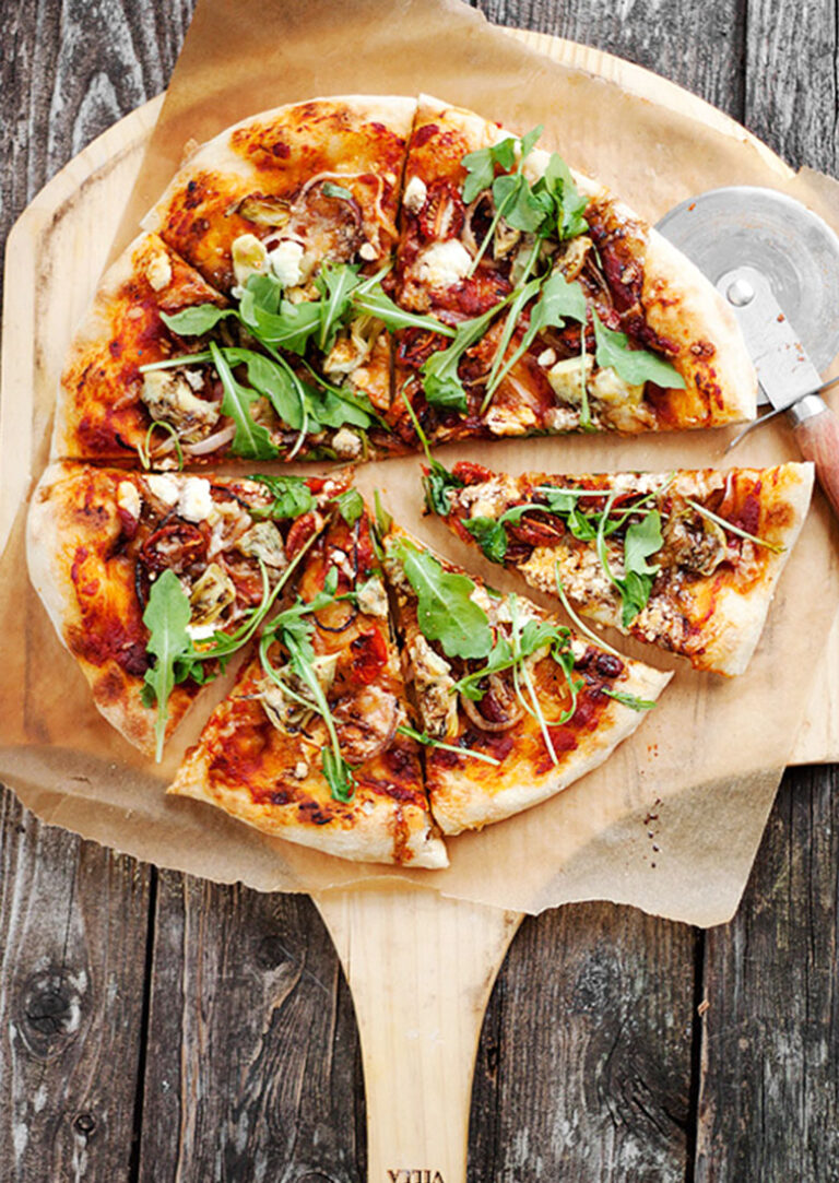 Roasted Vegetable Pizza - Seasons and Suppers