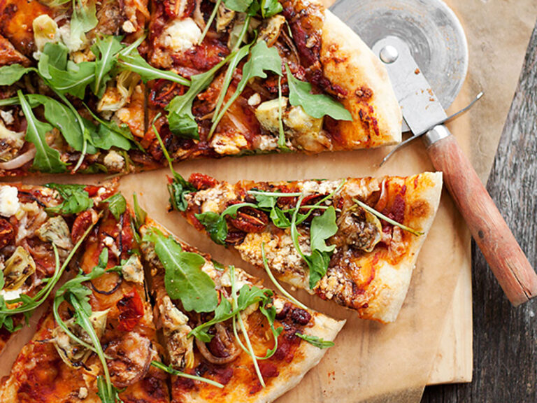 Roasted Vegetable Pizza - Seasons and Suppers