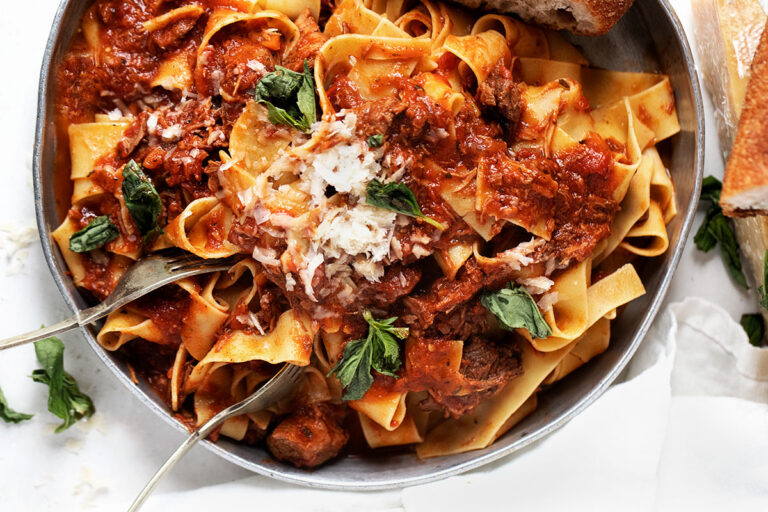 Classic Beef Ragu Sauce - Seasons and Suppers