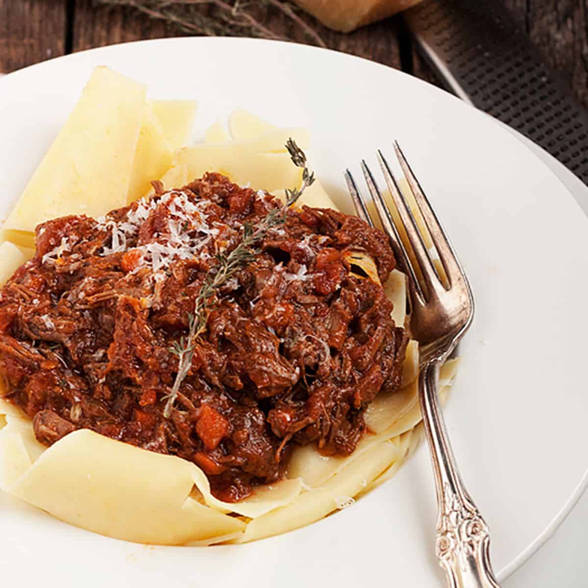 Classic Beef Ragu Pasta Sauce - Seasons and Suppers