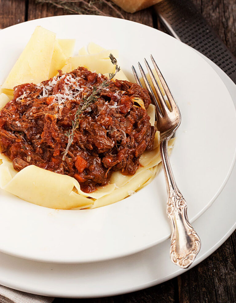 Classic Beef Ragu Pasta Sauce - Seasons and Suppers