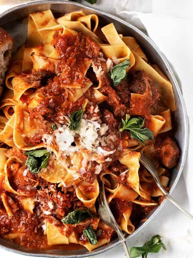 Classic Beef Ragu Sauce Recipe - Seasons and Suppers