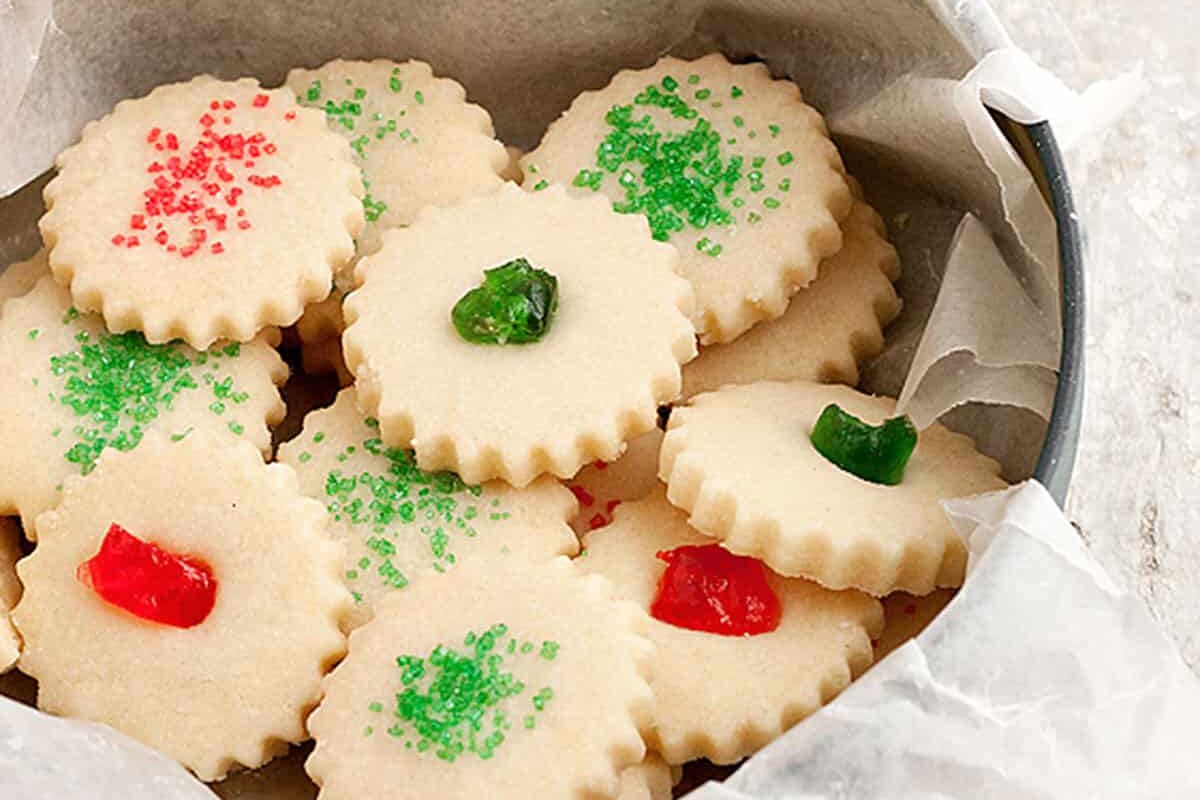 Dad's Christmas Shortbread Cookies - Seasons and Suppers