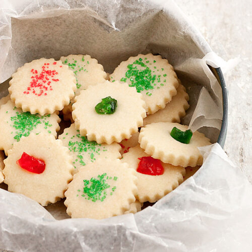 Dad's Christmas Shortbread Cookies - Seasons and Suppers