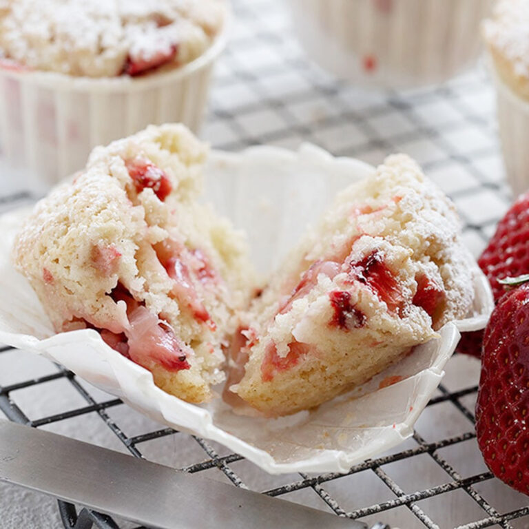 Strawberry Shortcake Muffins - Seasons and Suppers