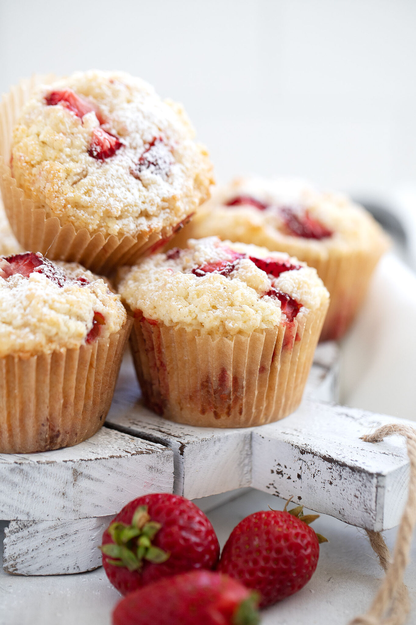 Strawberry Shortcake Muffins - Seasons and Suppers