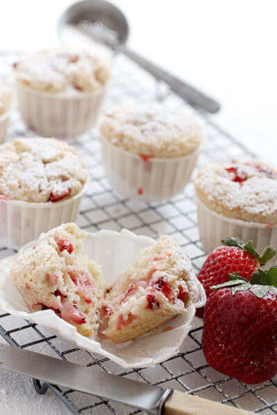 Strawberry Shortcake Muffins - Seasons and Suppers