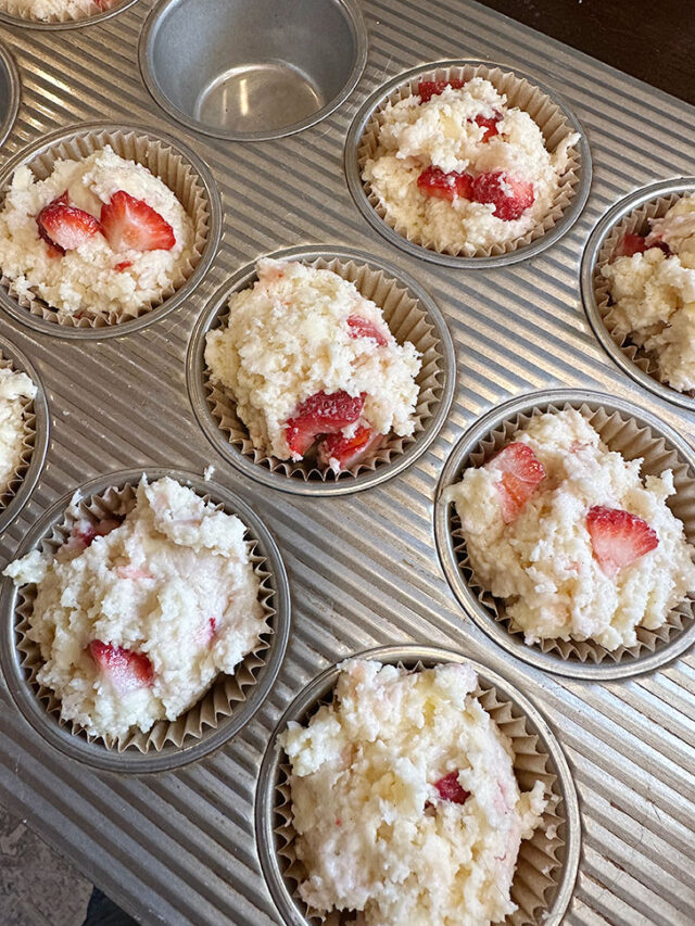 Strawberry Shortcake Muffins - Seasons and Suppers
