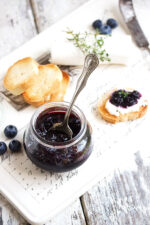 Quick Pickled Blueberries - Seasons and Suppers