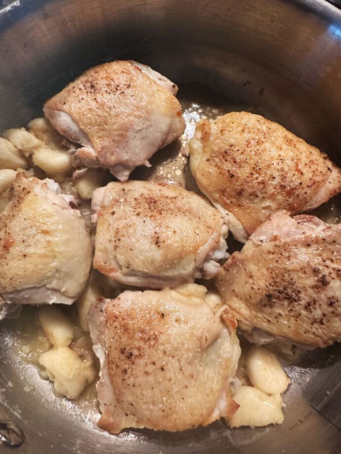 Rustic Garlic Chicken and Gravy - Seasons and Suppers