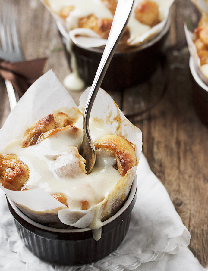 Individual Warm Cinnamon Roll Bites - Seasons and Suppers
