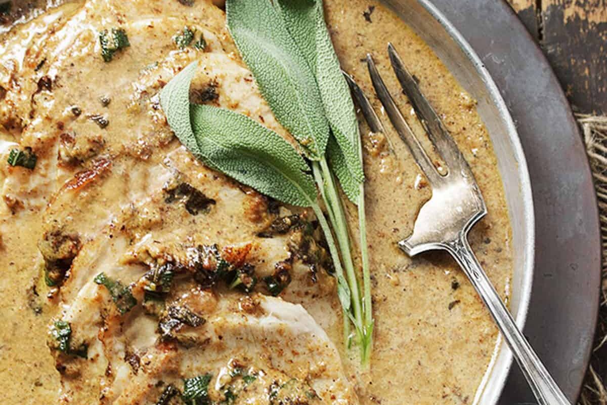 Milk Braised Pork Loin - Seasons and Suppers