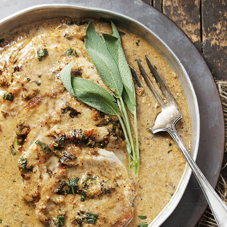 Milk Braised Pork Loin - Seasons and Suppers