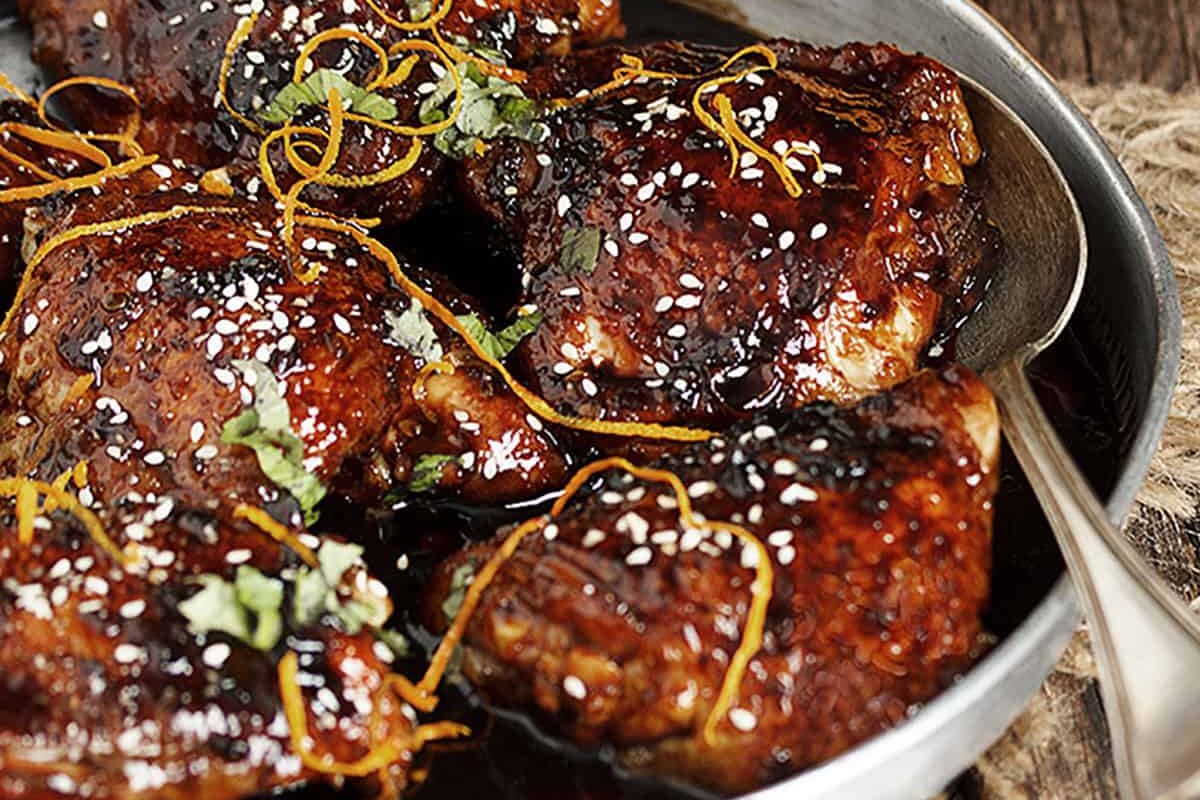 Asian Sticky Chicken - Seasons and Suppers