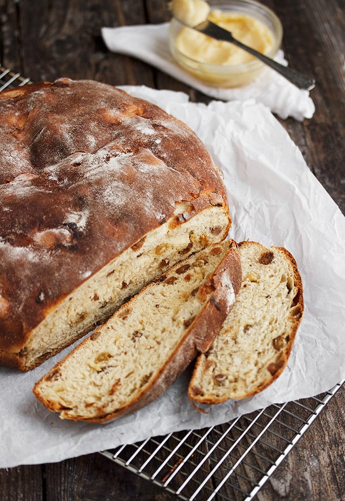 Traditional Irish Barmbrack Bread (Tea Brack) - Seasons and Suppers