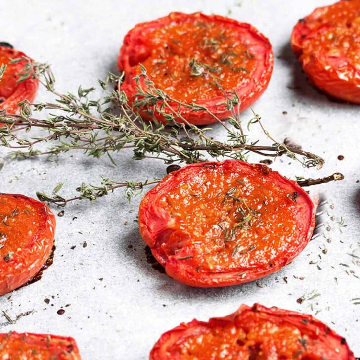 Candied Roma Tomatoes - Seasons and Suppers