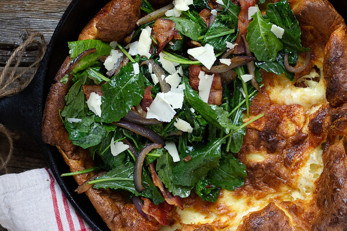 Bacon Dutch Baby - Seasons and Suppers