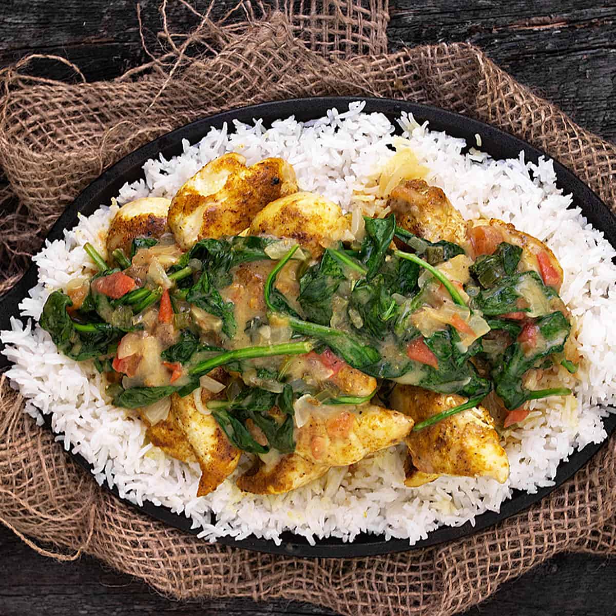Brazilian Chicken Curry with Spinach - Seasons and Suppers