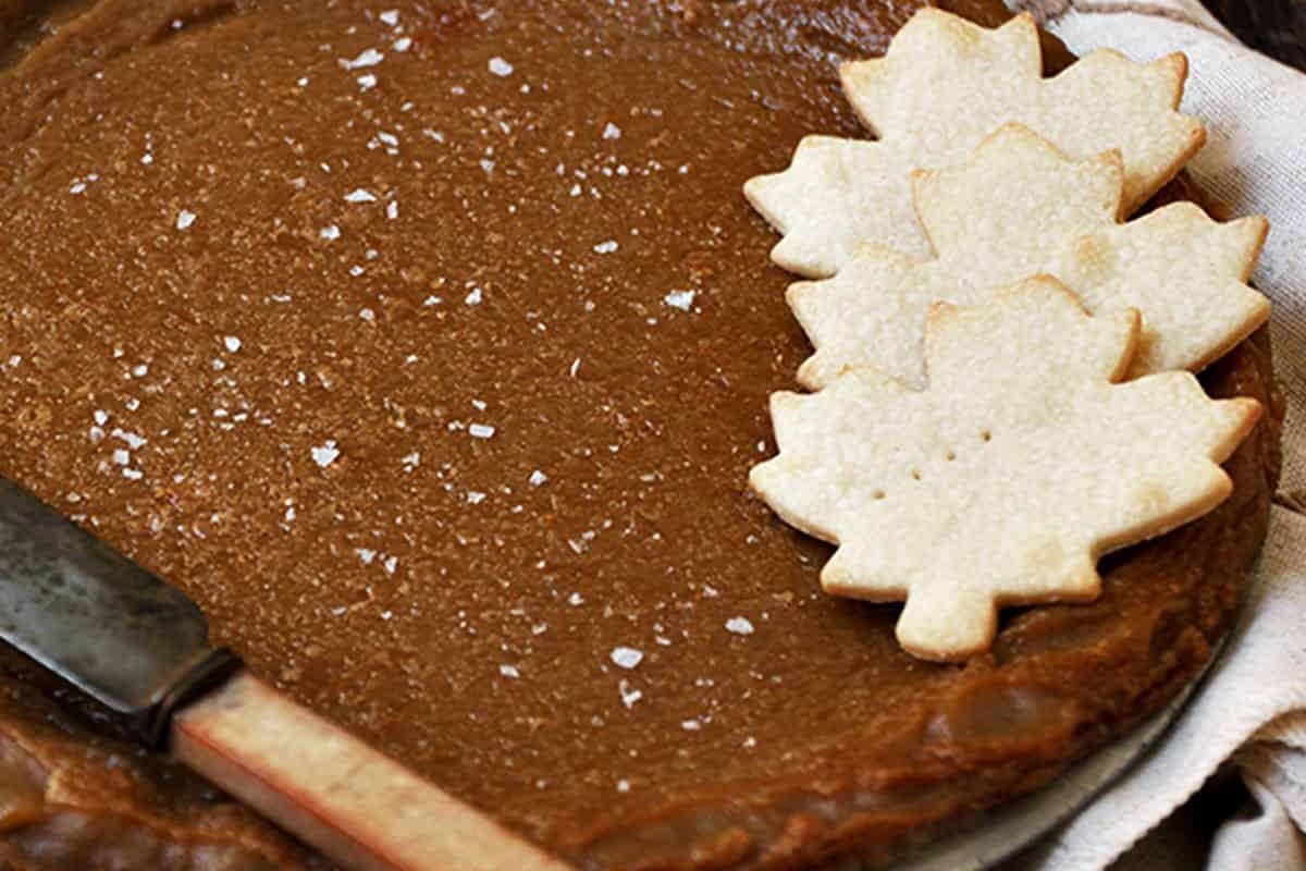 Classic Canadian Maple Syrup Pie - Seasons and Suppers