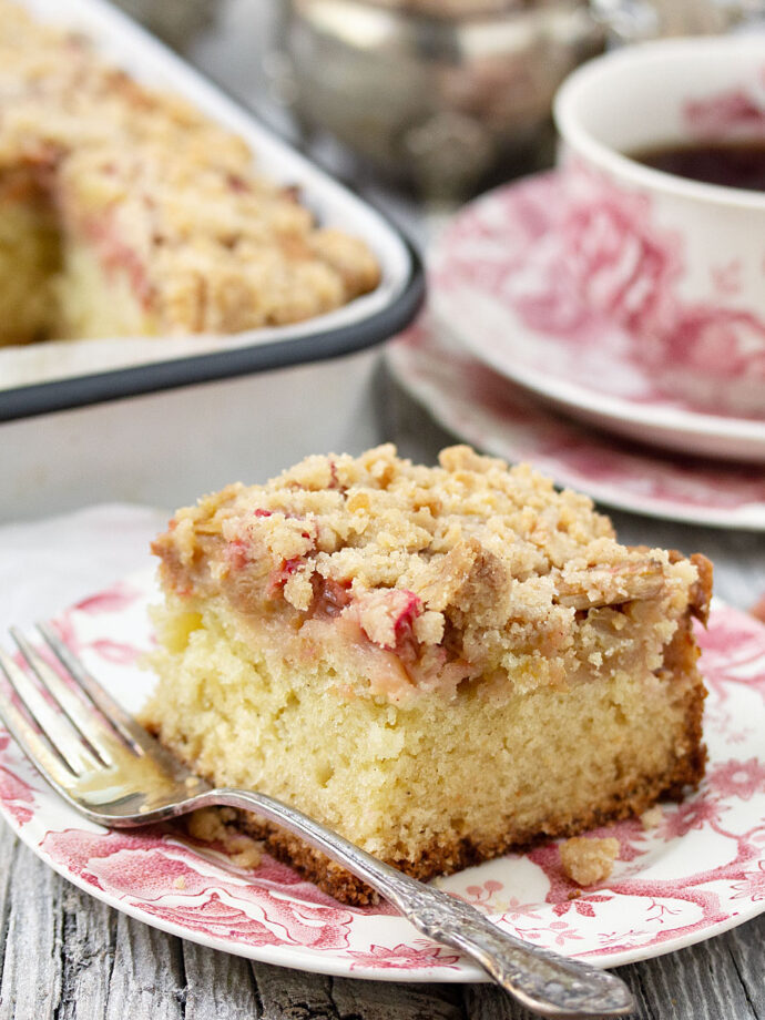 Rhubarb Torte with Meringue Topping - Seasons and Suppers