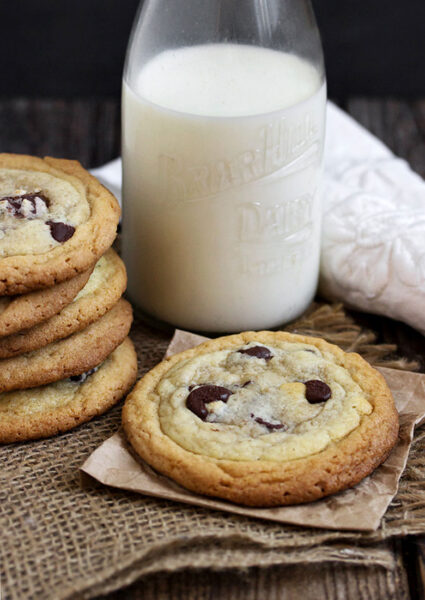 Peanut Butter and Chocolate Chip Double Layer Cookies