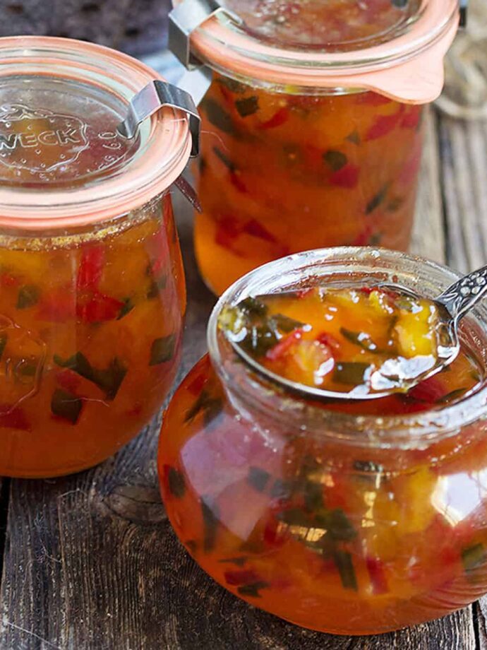 Easy No-Pectin Red Pepper Jam - Seasons and Suppers