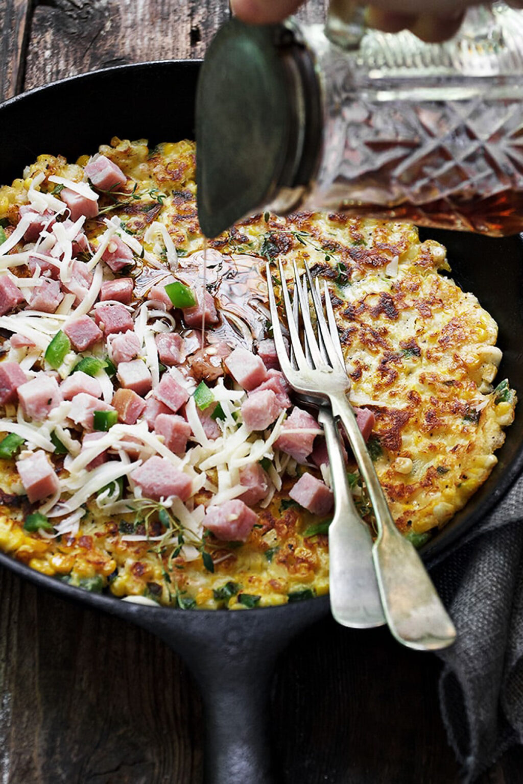 Savoury Corn Cakes - Seasons and Suppers