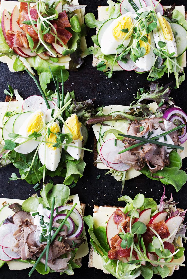 Open Faced Sandwiches - Seasons and Suppers