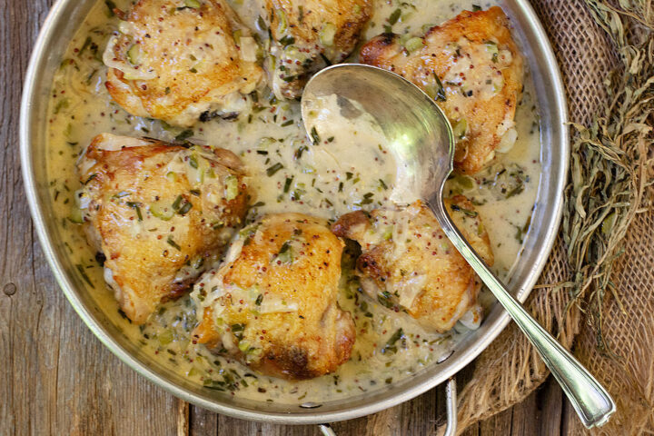 Cornichon Chicken - Seasons and Suppers