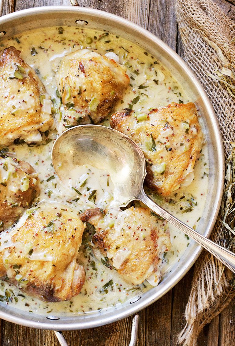 Cornichon Chicken - Seasons and Suppers