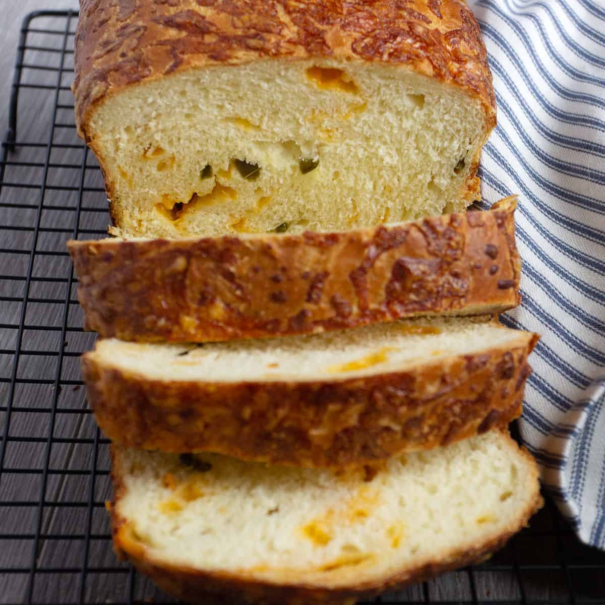 Buttermilk Jalapeño Cheese Bread - Seasons and Suppers