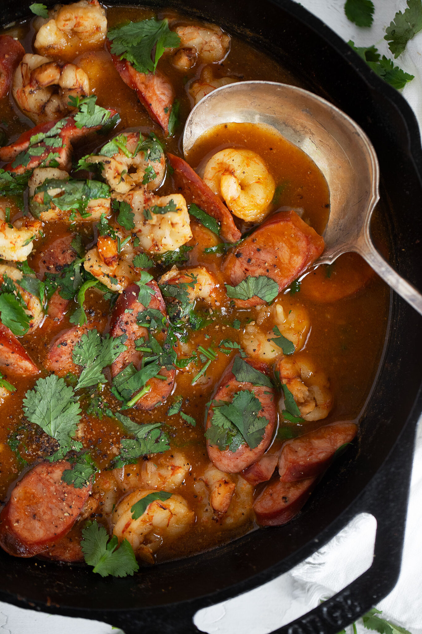Spicy Chorizo and Shrimp - Seasons and Suppers