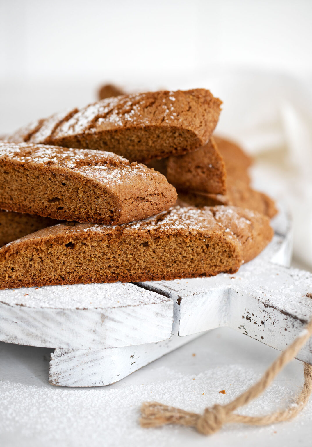 Simply Perfect Crispy Gingerbread Biscotti - Seasons and Suppers