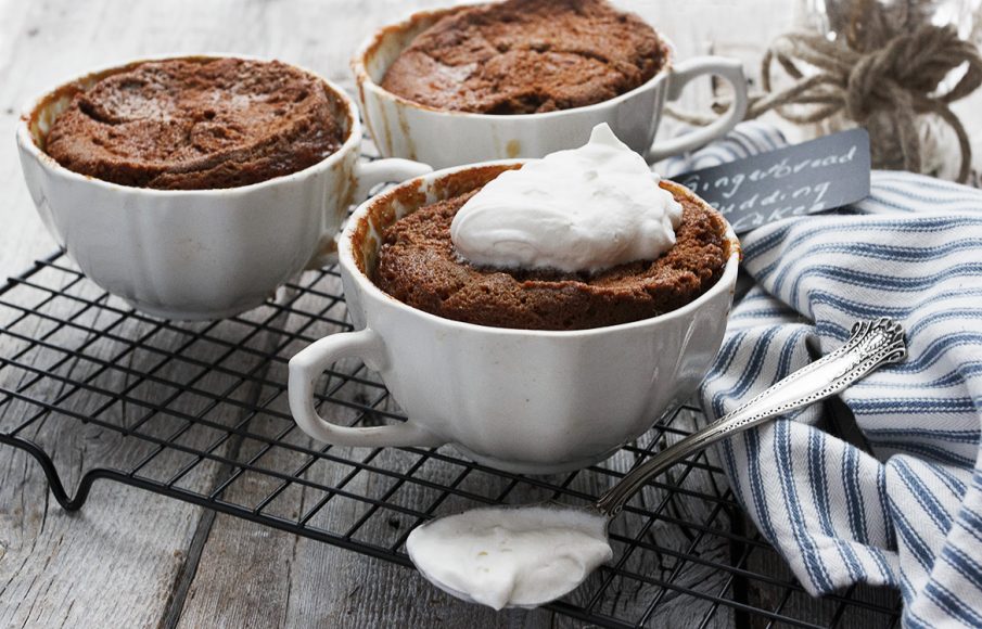 Gingerbread Pudding Cake - Seasons and Suppers
