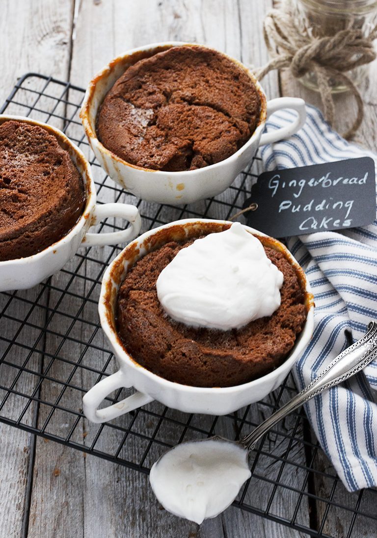 Gingerbread Pudding Cake - Seasons and Suppers