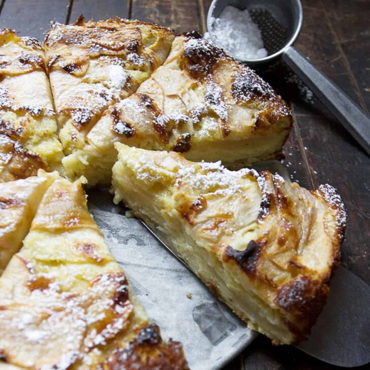 Invisible Apple Cake - Seasons and Suppers