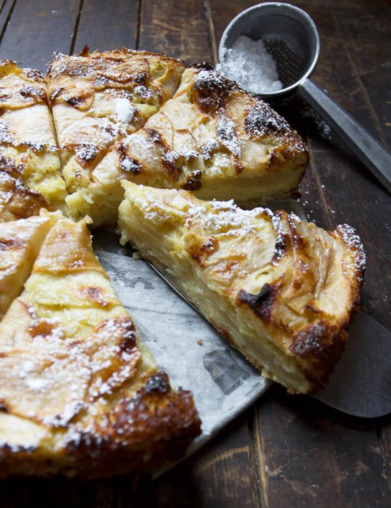 Invisible Apple Cake - Seasons and Suppers