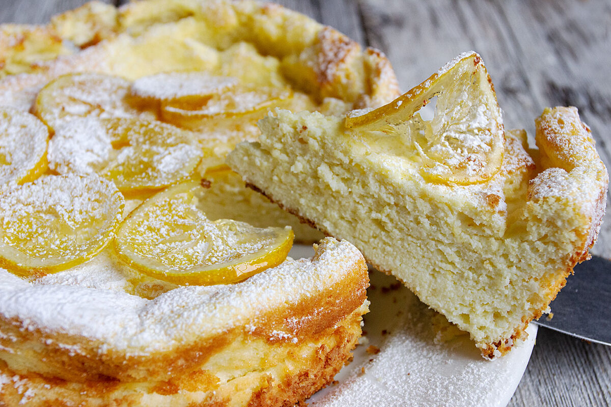Lemon Ricotta Cake with Candied Lemons | Seasons and Suppers