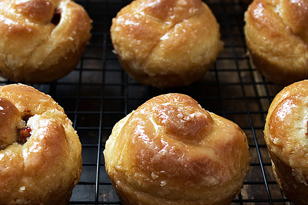 Sticky Apple Cinnamon Buns - Seasons and Suppers