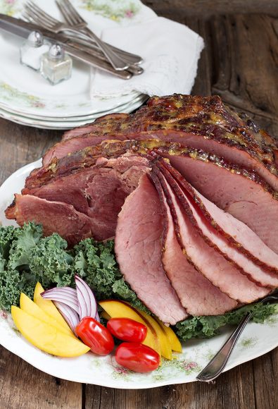 Mango Glazed Ham - Seasons and Suppers