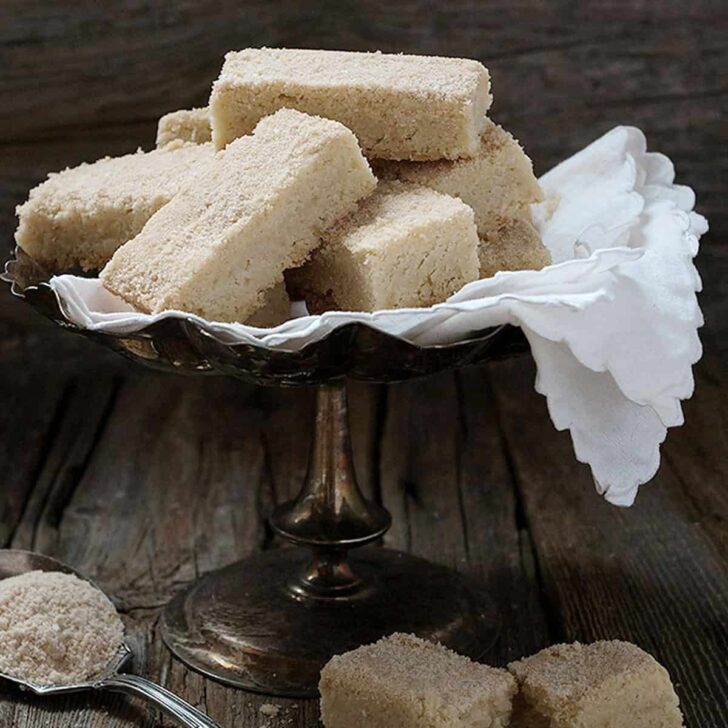 Maple Sugar Shortbread Cookies - Seasons and Suppers