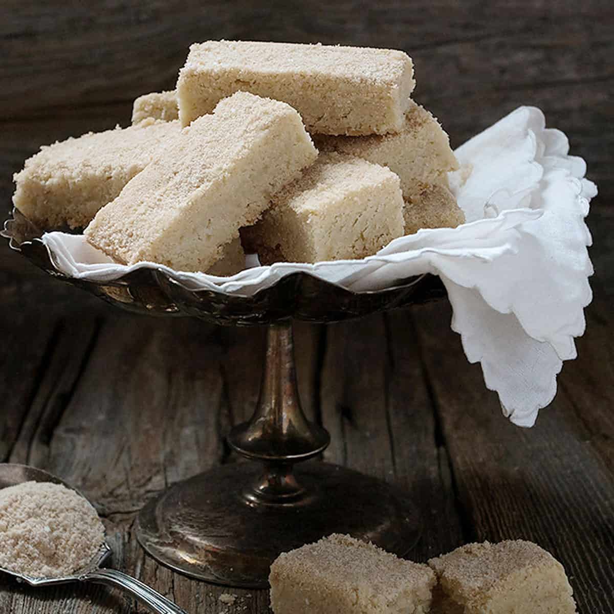 Maple Sugar Shortbread Cookies - Seasons and Suppers