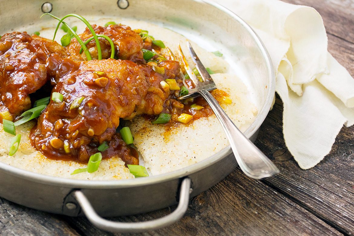 Spicy Korean Chicken with Crispy Rice - Seasons and Suppers
