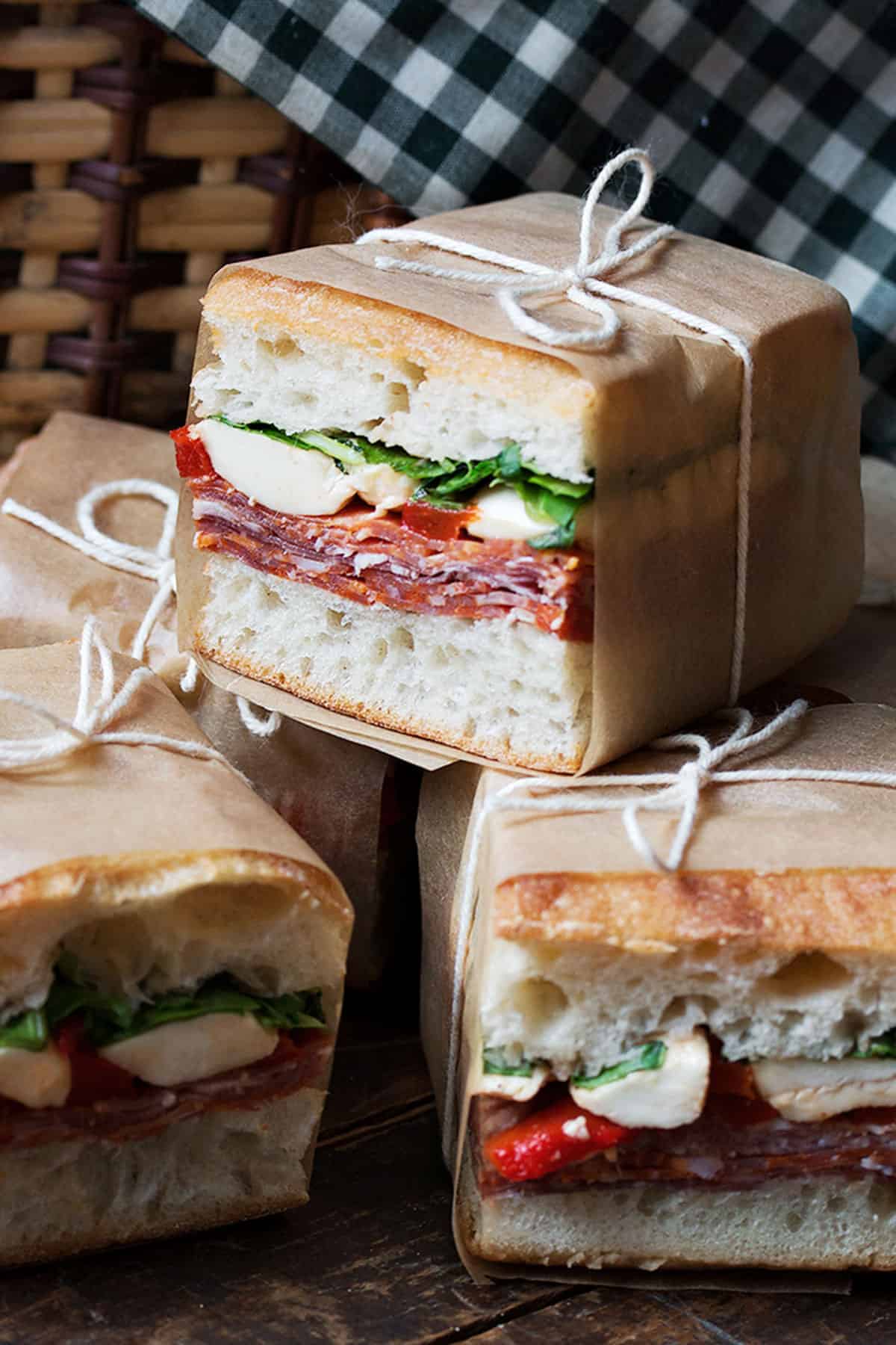 Pressed Italian Picnic Sandwiches Seasons And Suppers