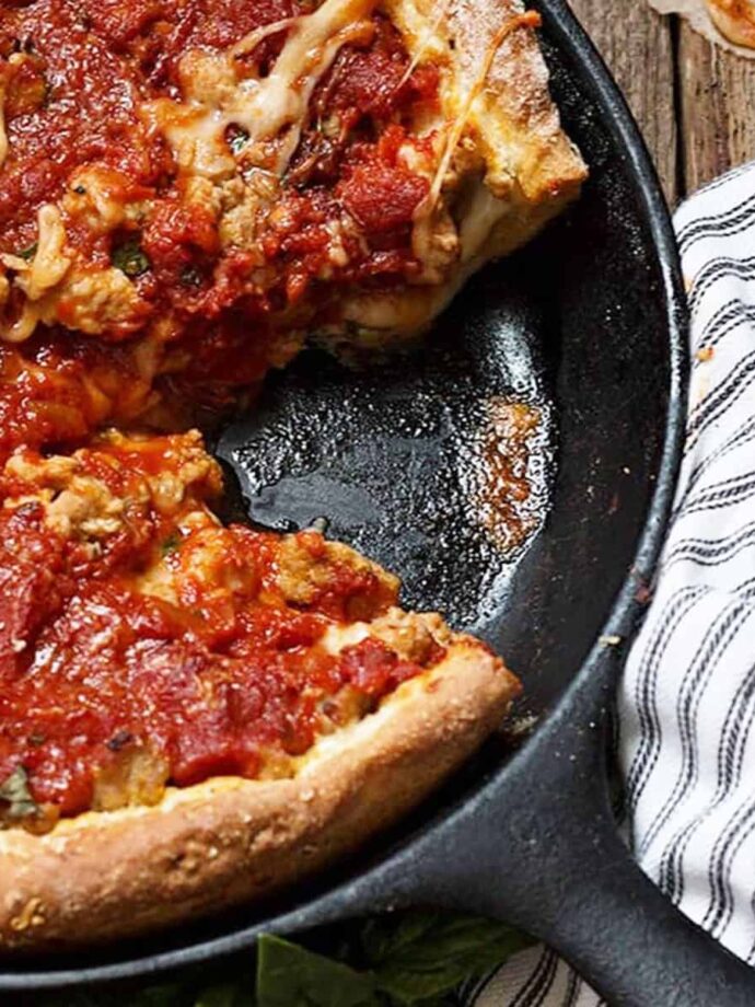 Perfect Pan Pizza - Seasons and Suppers