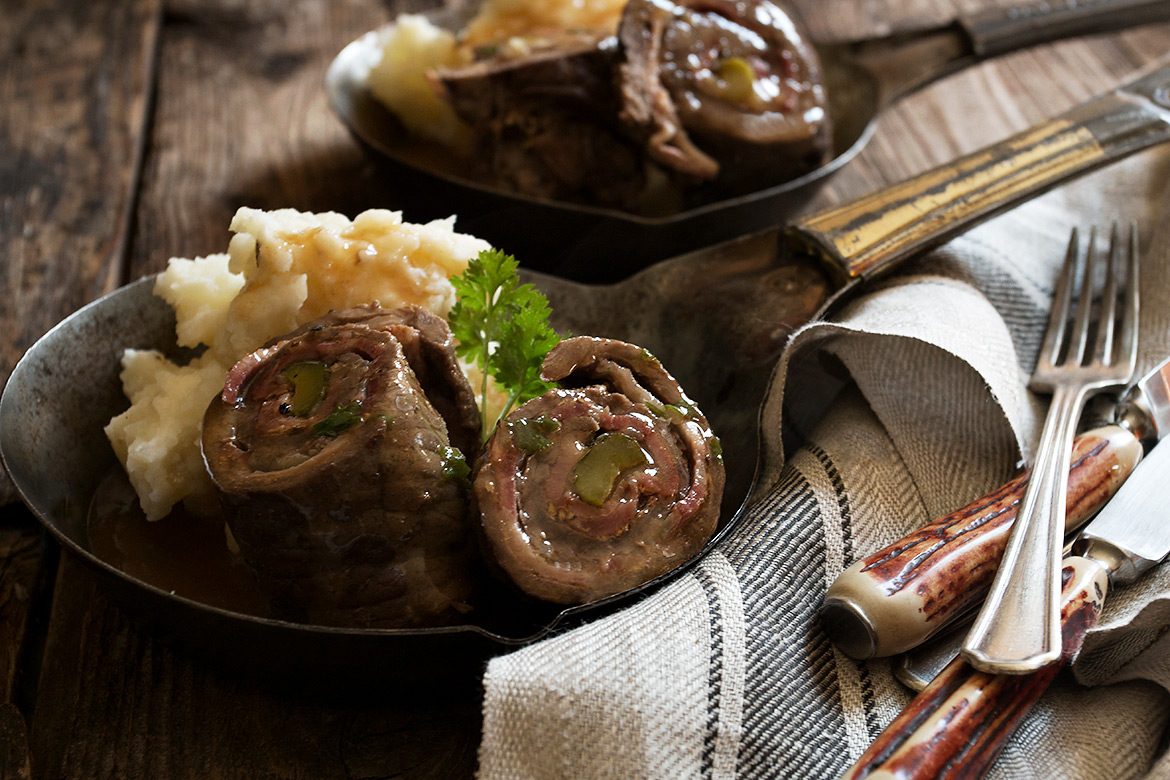 German Beef Rouladen - Seasons and Suppers