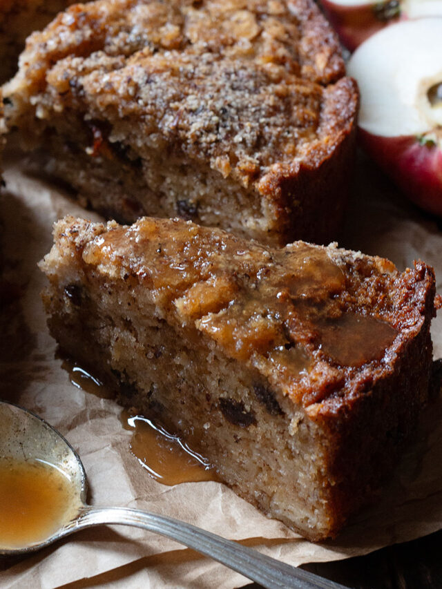 Caramel Apple Pudding Cake - Seasons and Suppers