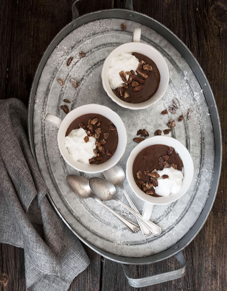 Hot Cocoa Pudding - Seasons and Suppers